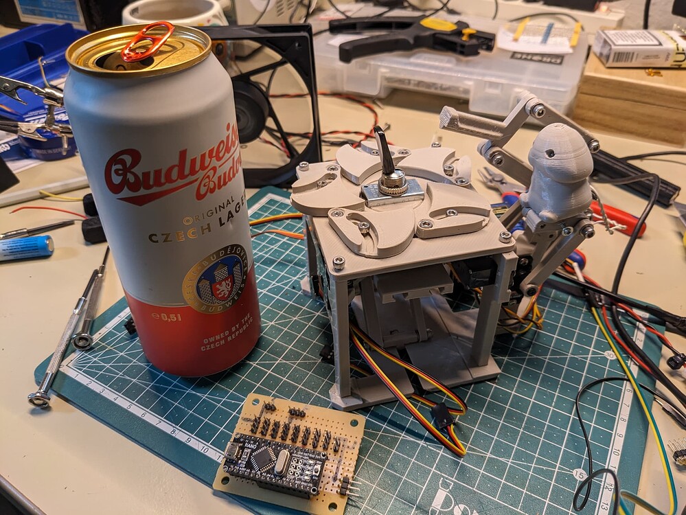 Sophisticated UselessBox code support needed - Robotics - Arduino Forum