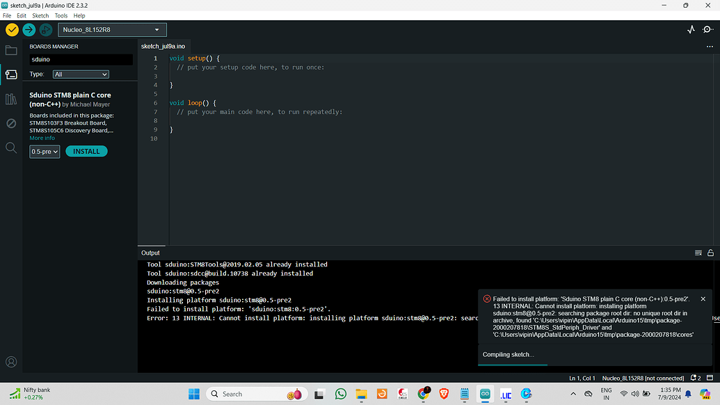 How To Program Stm8 With Arduino Ide 2 X Arduino Forum