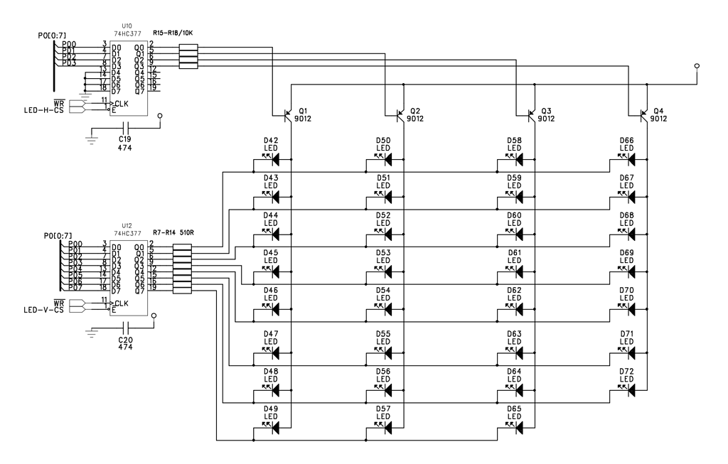 Using two Octo D type flip flops SN74HC377N to run LED's - LEDs and Multiplexing - Arduino Forum