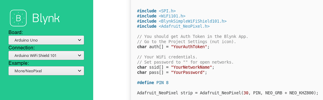 Connecting WiFi Shield to Blynk app - Home Automation - Arduino Forum