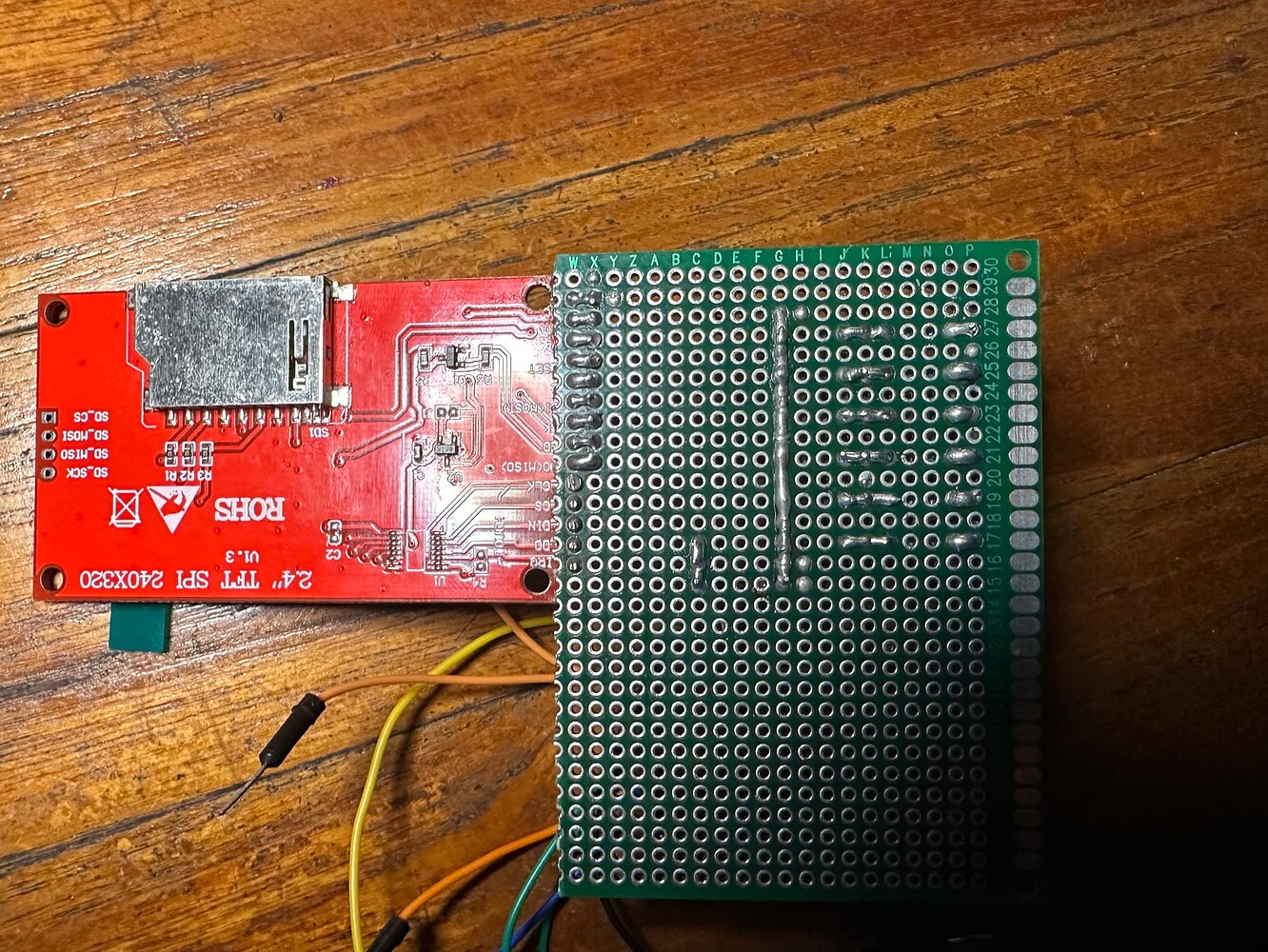 Problems with 2,4'' TFT SPI Display after soldering - Displays - Arduino Forum