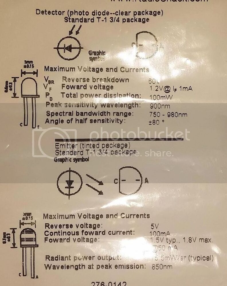 Ir Phototransistor Pinout Hookup Question Page 2 General
