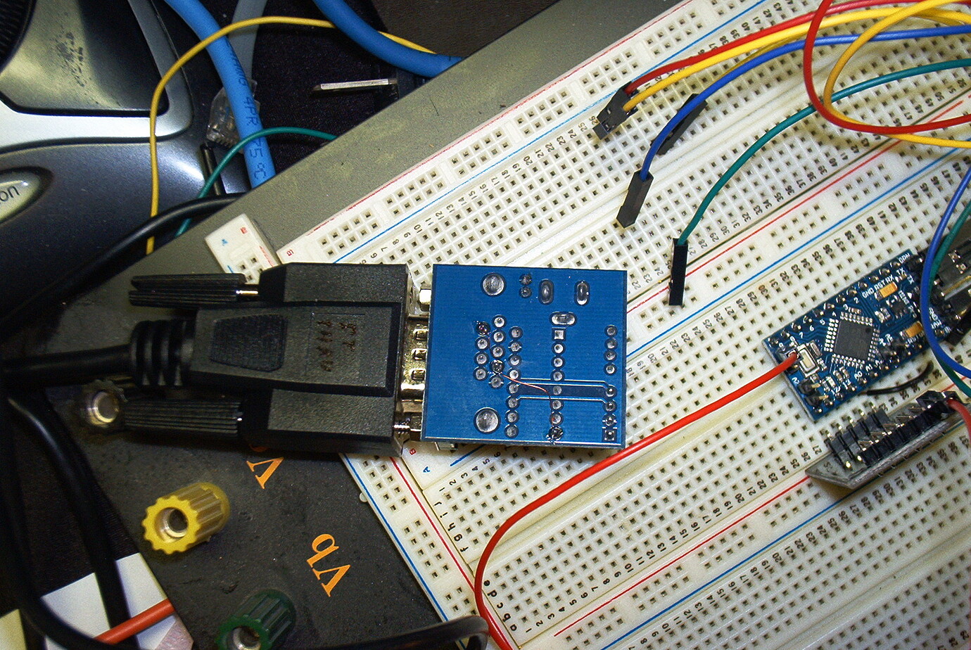 Solved My Own Problem: Program Arduino Pro Mini Using Serial + MAX232 ...