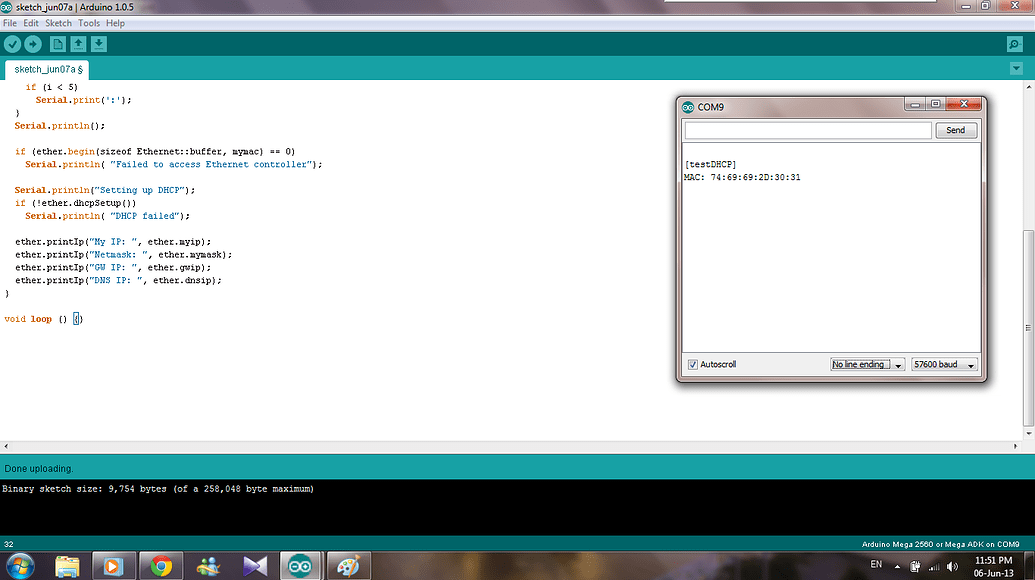 Ethernet ENC28J60 MAC Address & IP - Networking, Protocols, and Devices ...