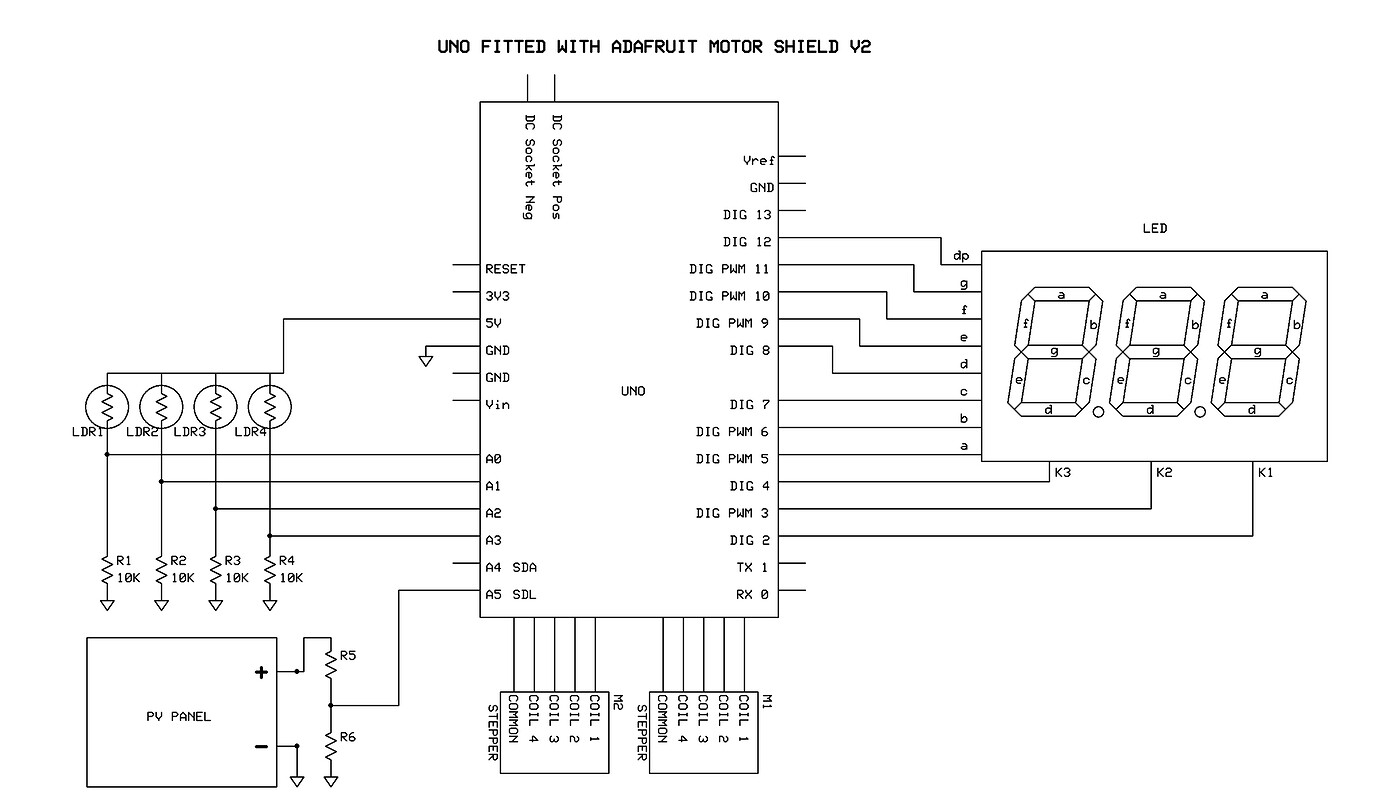 Problem in analog inputs with solar tracking and voltmeter project - General Guidance - Arduino ...
