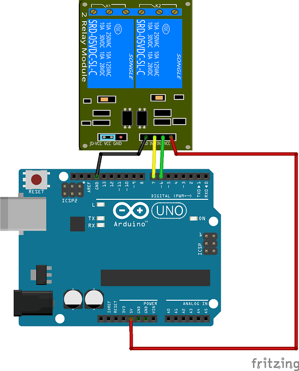 Controlling 2 channel Relay separately - General Guidance - Arduino Forum