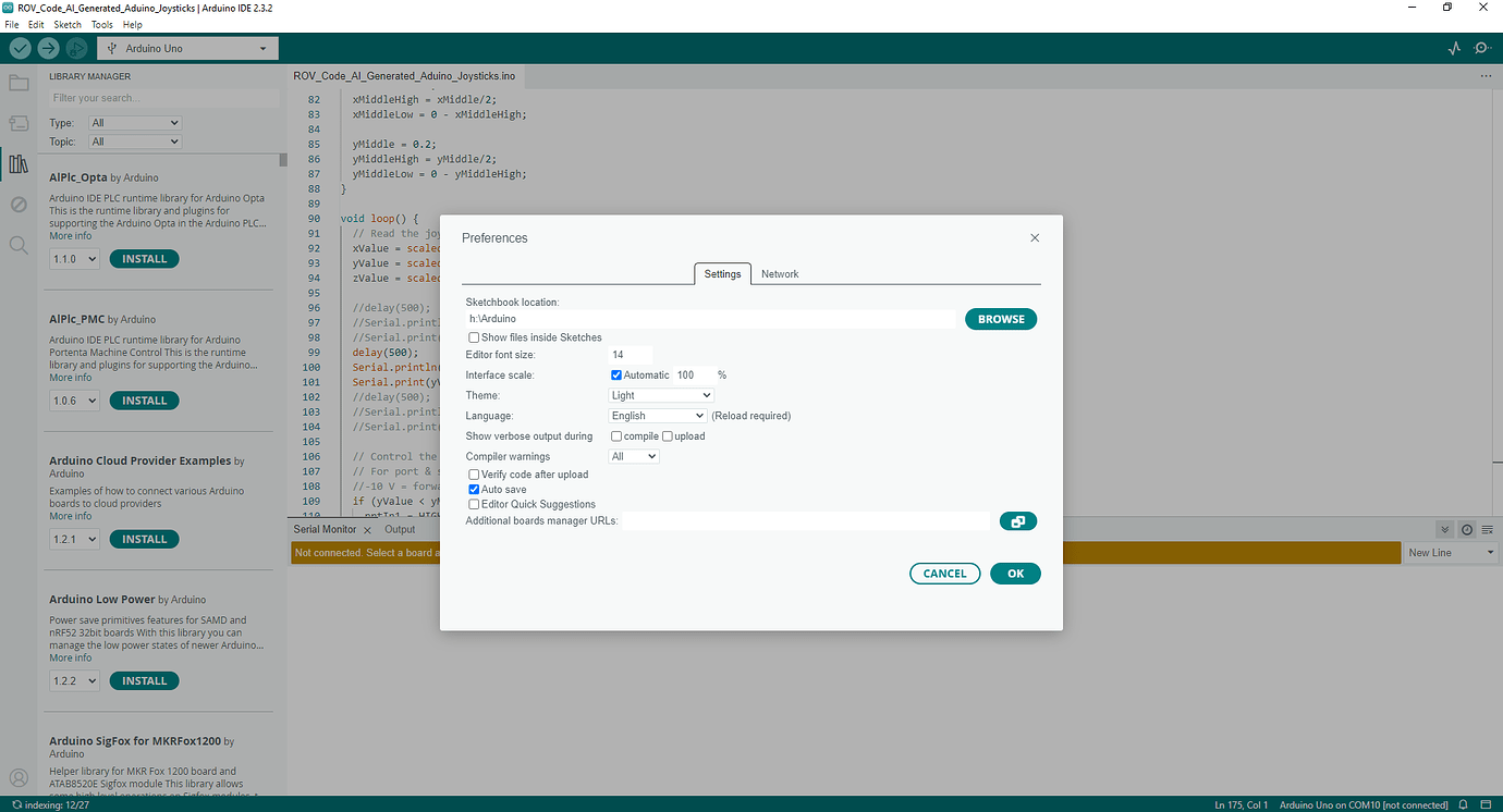 Trouble with an ROV project - Robotics - Arduino Forum