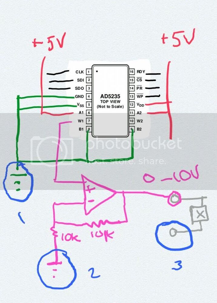 Digital potentiometer with op amp - General Electronics - Arduino Forum