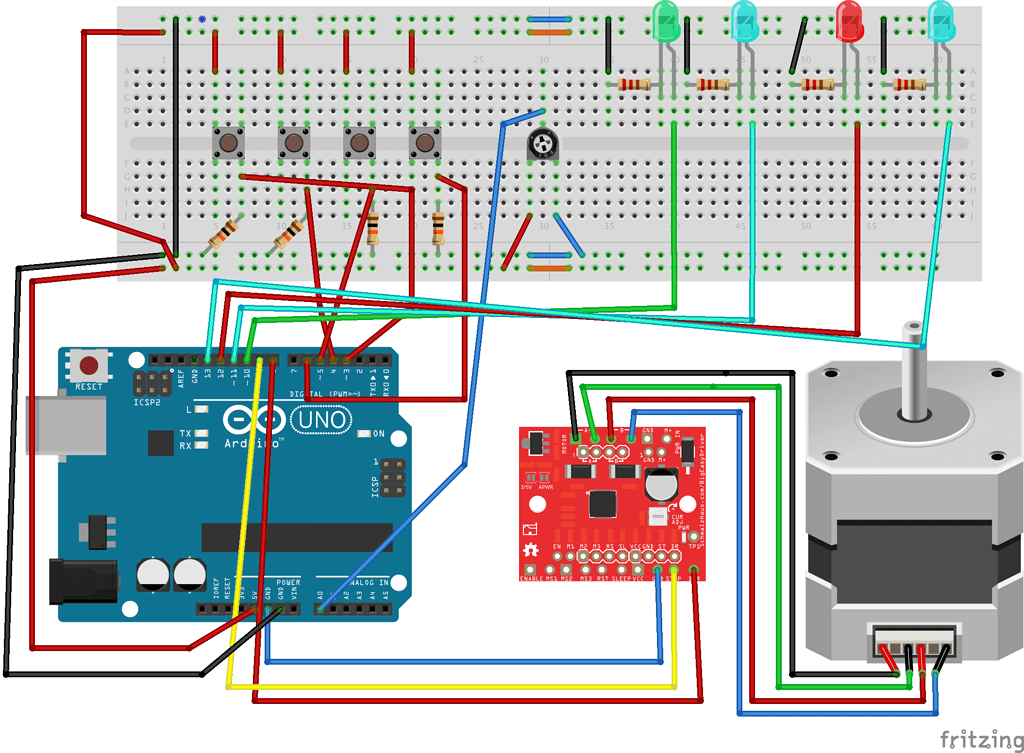 Control Display Module 7 Segment 2 Digit Led Display With Potentiometer Leds And Multiplexing