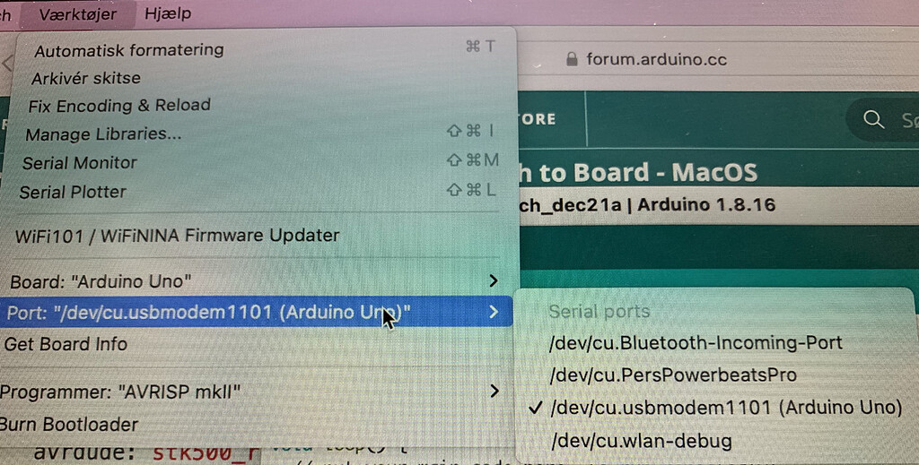 MacOS seriel port not recognized - Nano Every - Arduino Forum