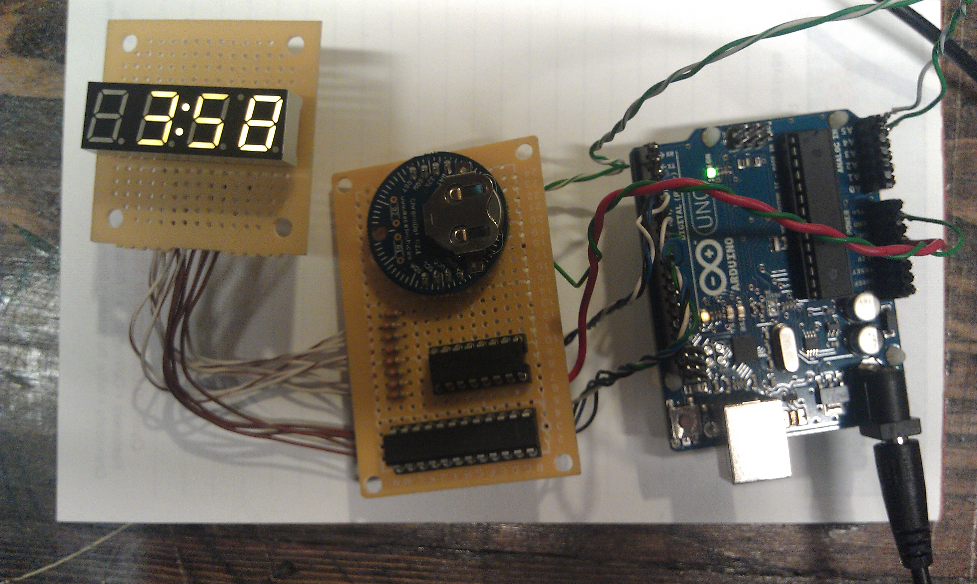 Using the Chrondot, 74HC595, Max395, and 4 digit 7 segment display ...