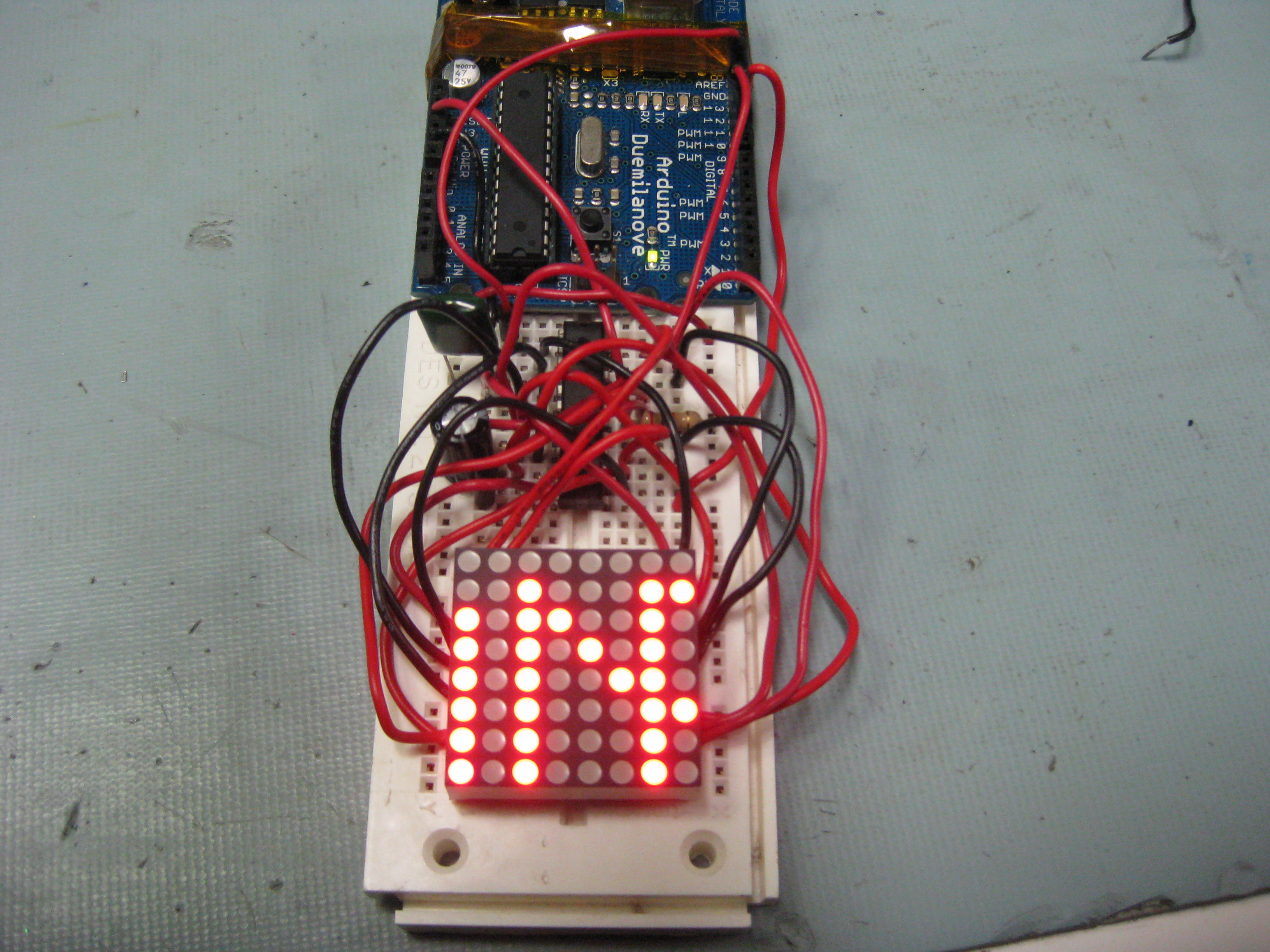 Scrolling Text On Led Matrices Using Spi And Arduino Mega2560 Page 4 Leds And Multiplexing