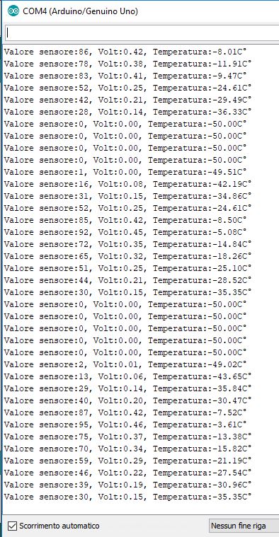 Aiuto esercizio sensore temperatura TMP36 - Generale - Arduino Forum