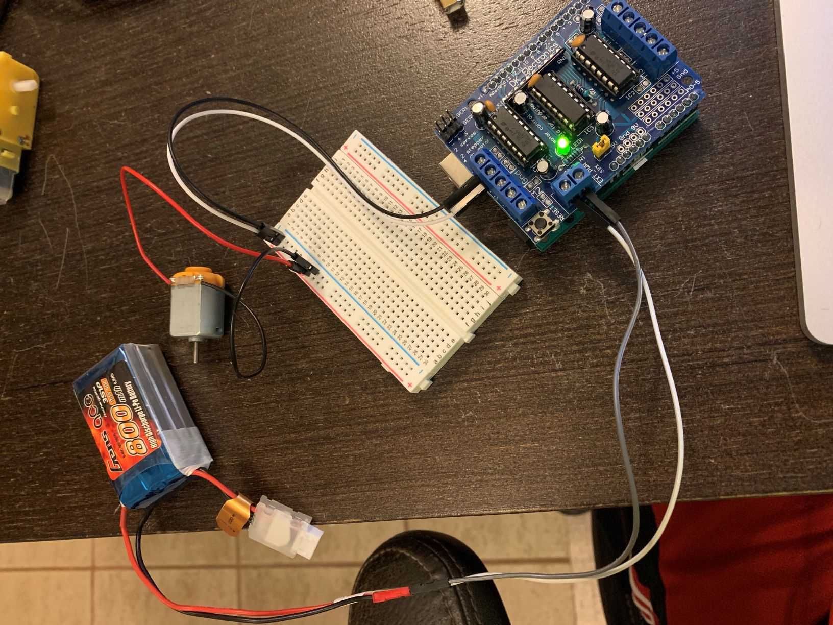 HELP!!! L293D Motor Shield not powering DC Motors - Motors, Mechanics ...