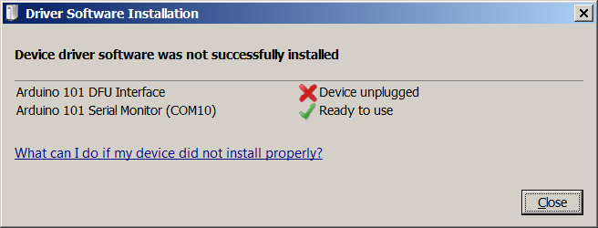 Arduino 101 Error: device not responding. - Page 3 - 101 - Arduino Forum