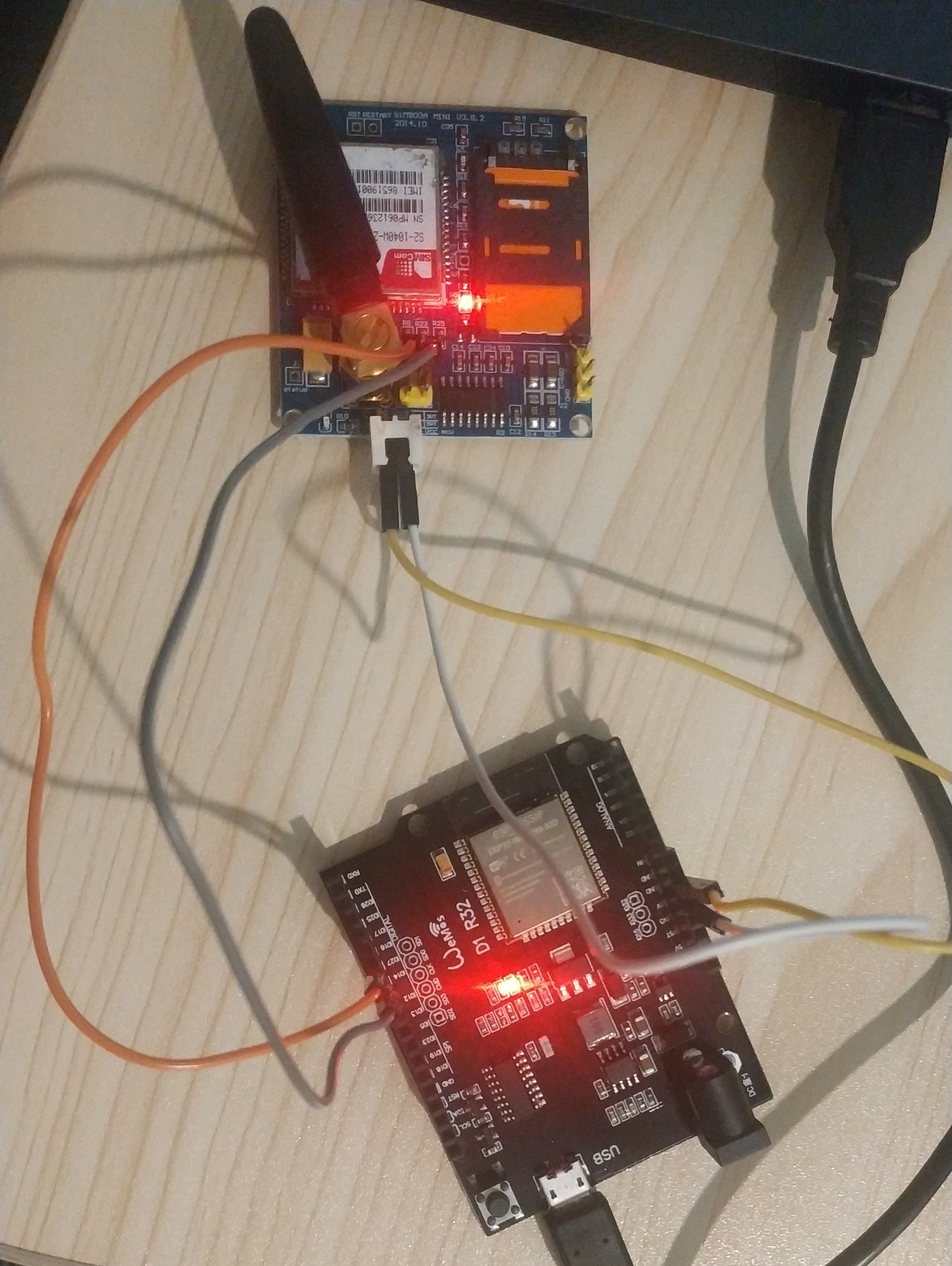 Sim900a And Wemos D1 R32 Esp32 Networking Protocols And Devices Arduino Forum