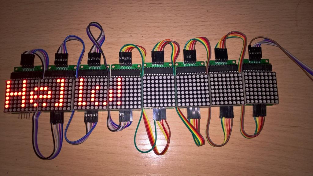 LED matrix display - MD_Parola, MD_MAX72xx and MD_MAXPanel - Page 45 - Showcase - Arduino Forum