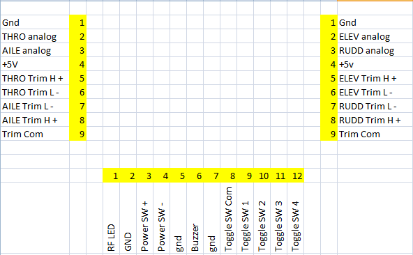 Reading a button Matrix on a RC Transmitter - Device Hacking - Arduino Forum
