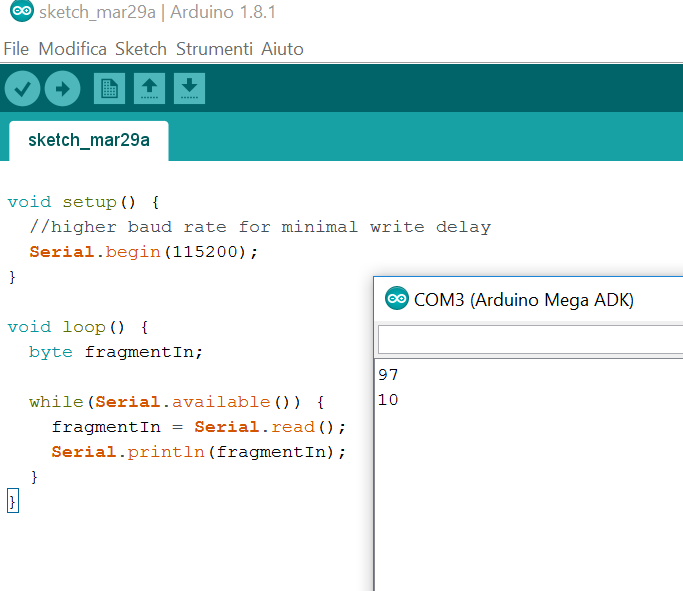 Comunicazione seriale - Serial.read() - Software - Arduino Forum Comunicazione seriale - Serial.read() - Software - Arduino Forum
