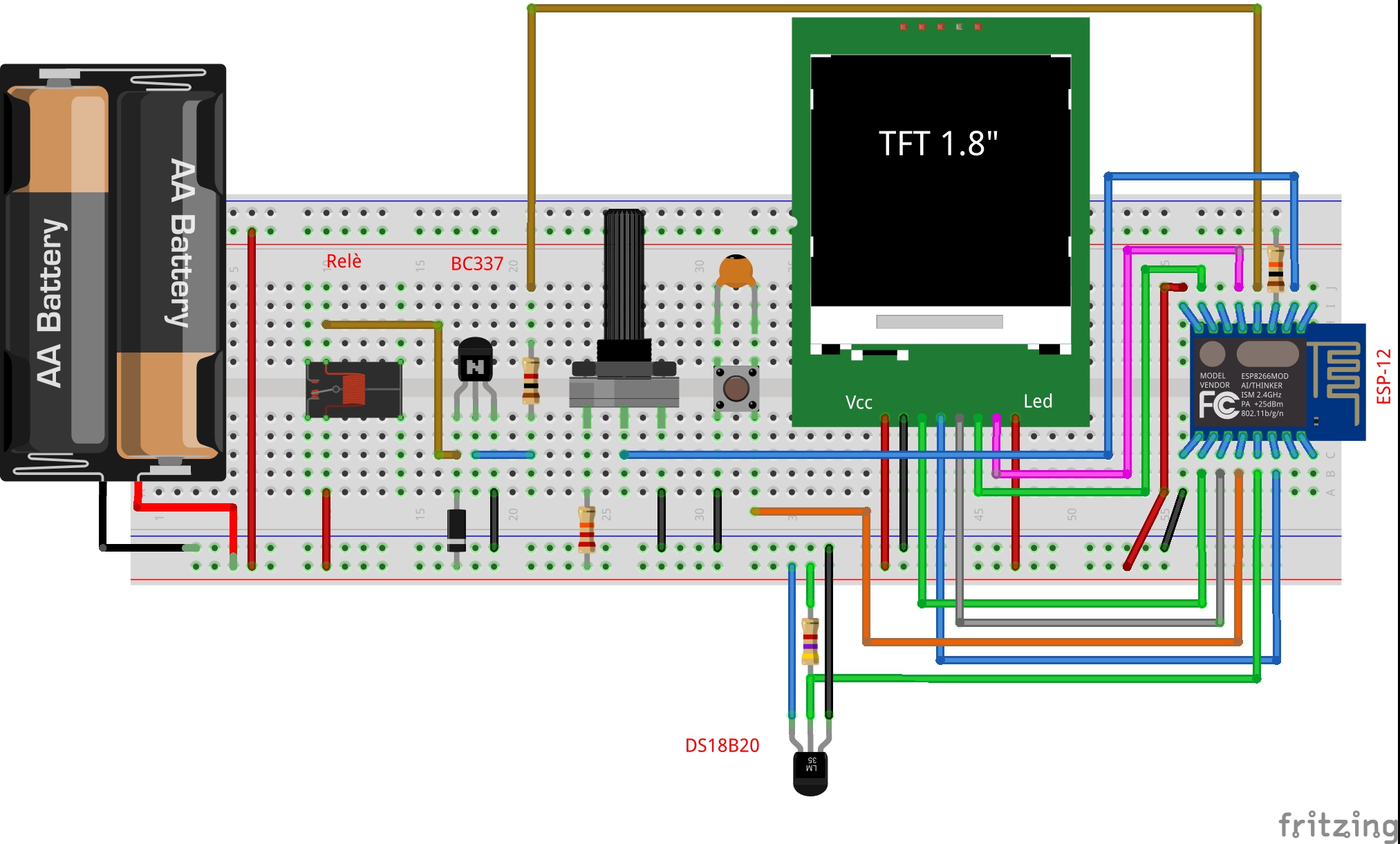 Termostato con ESP8266 e TFT - Generale - Arduino Forum
