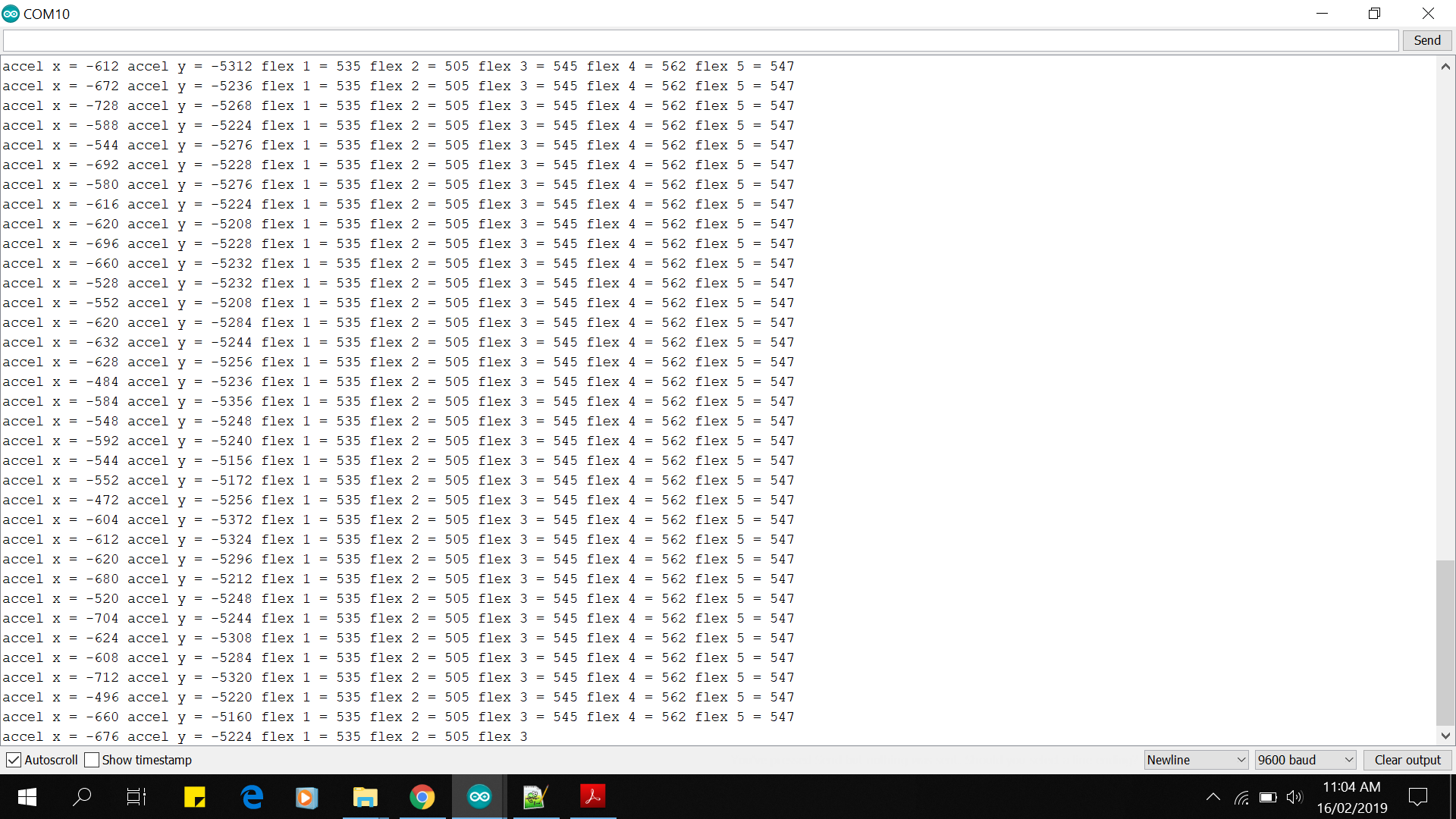 Problem in Transmitting Values of GY-521 MPU-605 and Flex Sensors using NRF24L01 - Sensors ...