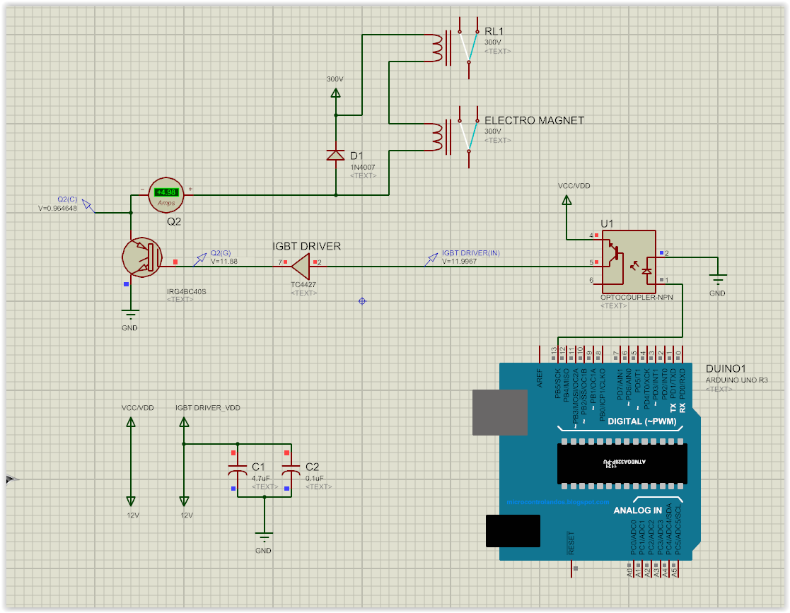 1000V Electromagnet Driver - Motors, Mechanics, Power and CNC - Arduino ...