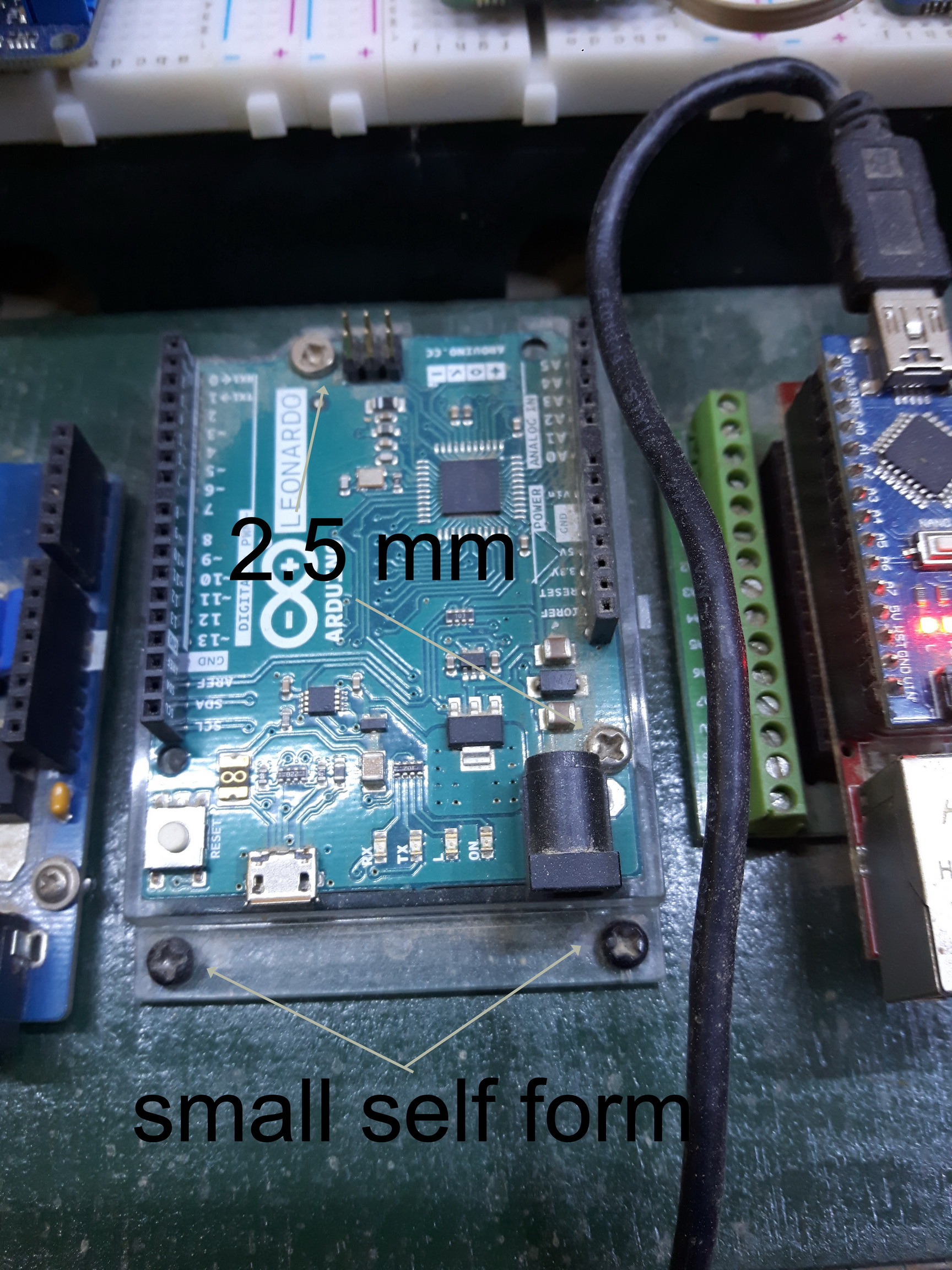 Base Included With Uno Now What Size Screws General Discussion Arduino Forum 