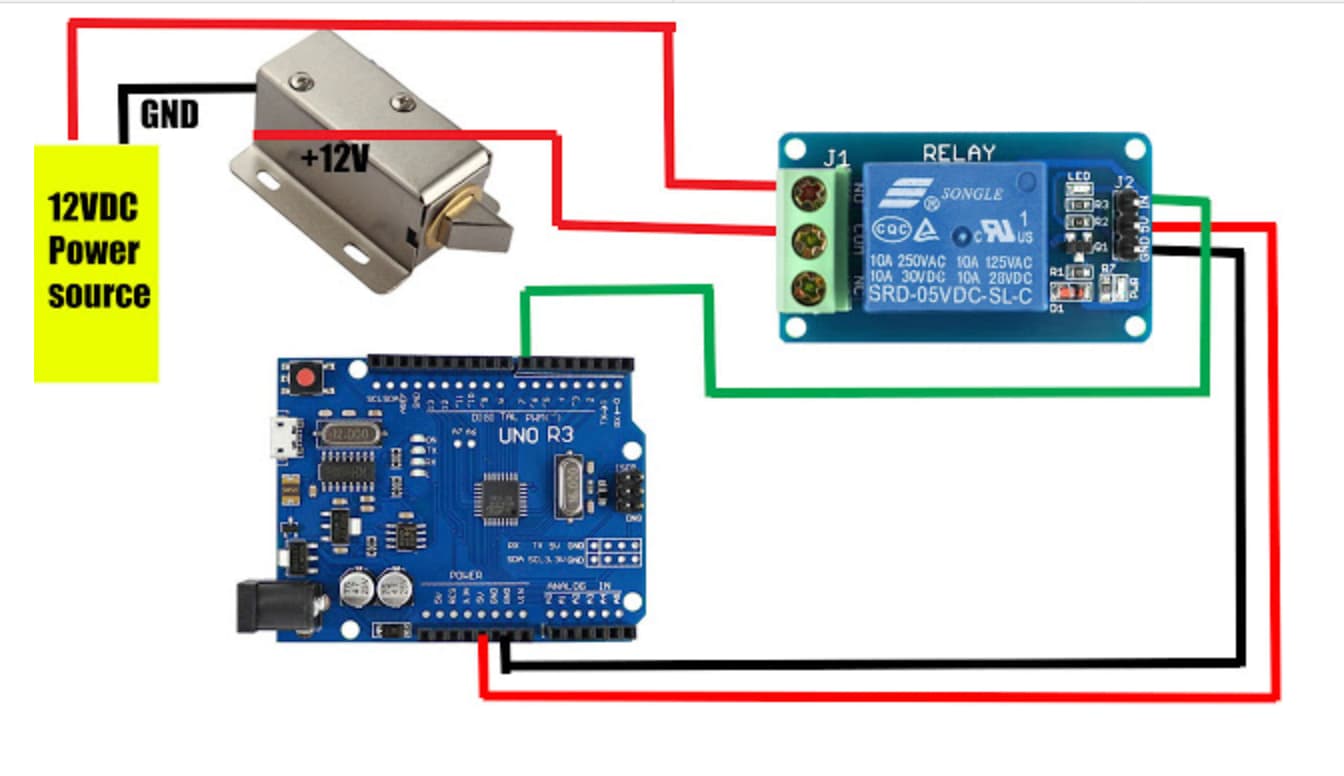 How to properly connecting a 12v relay with arduino - solenoid control - General Guidance ...