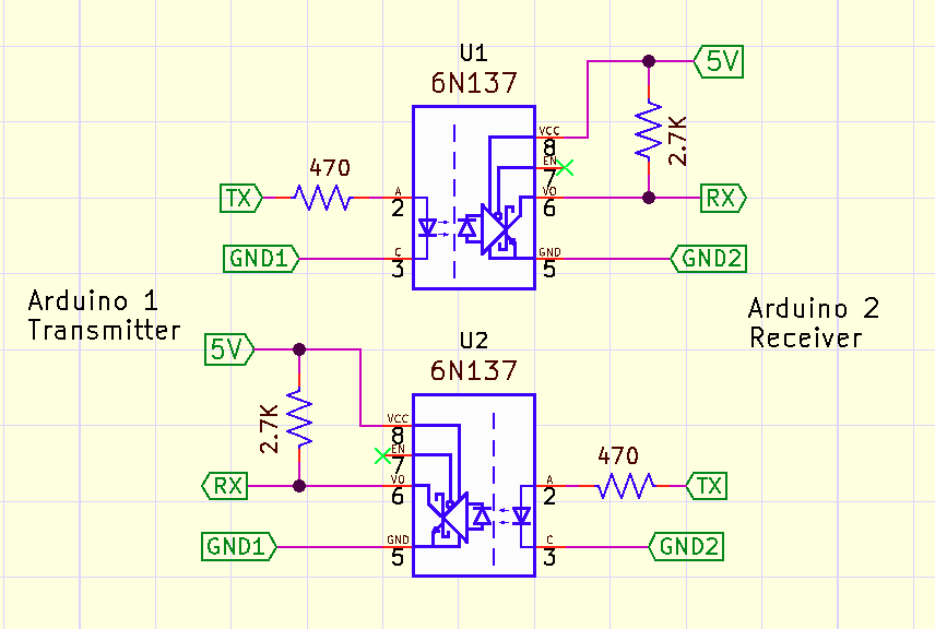 Which optocoupler for I2C com - General Electronics - Arduino Forum