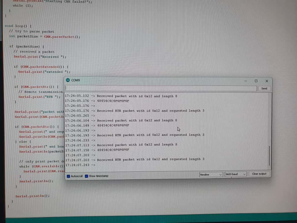 Unable To Receive Can Bus Data From Obd Port Vehicle Arduino Mcp2515 Networking Protocols
