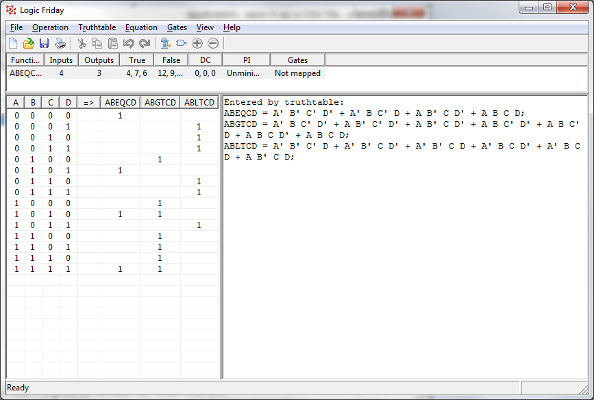 2 bit comparator (digital logic) - General Discussion - Arduino Forum