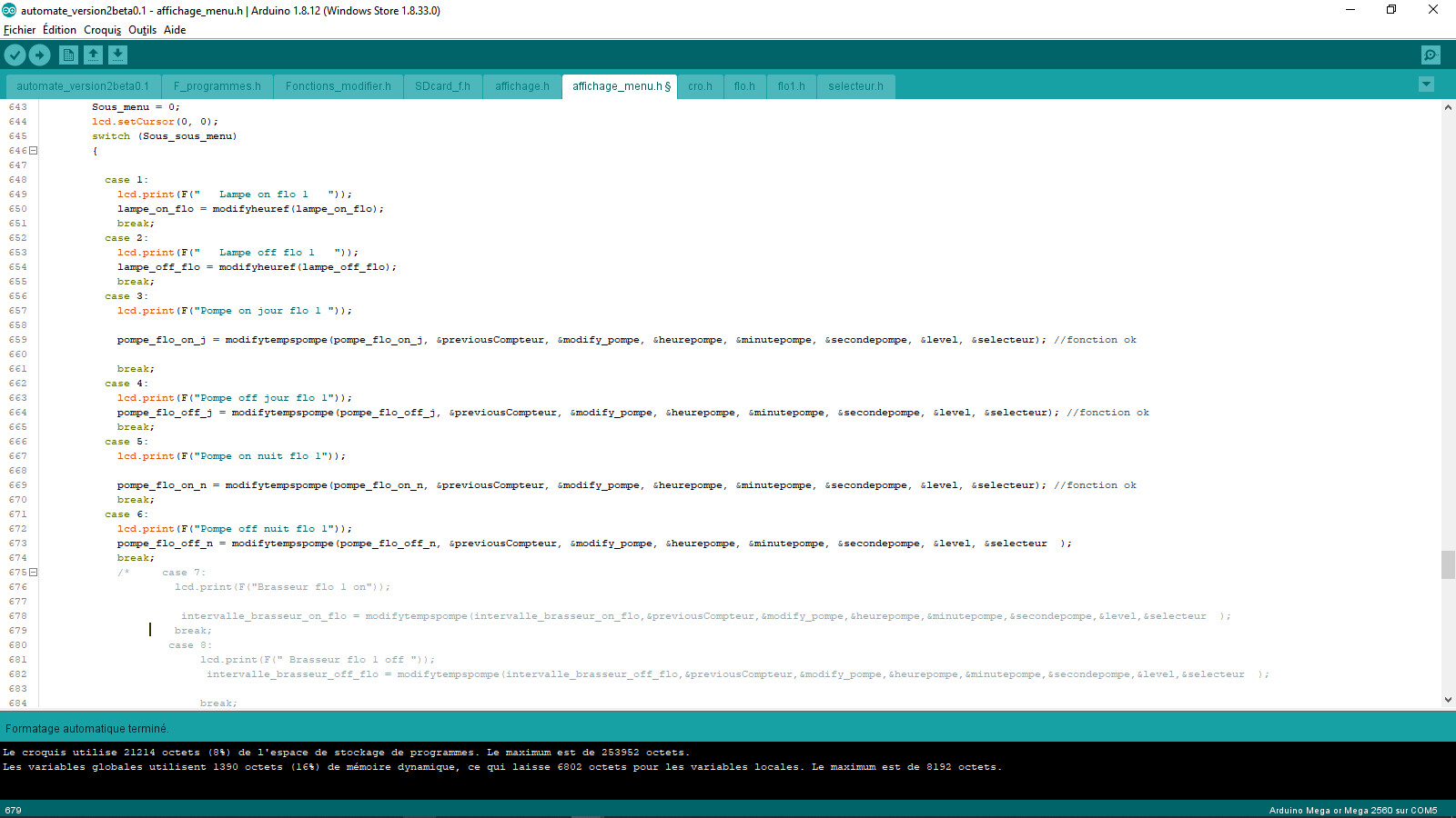 problème avec Switch - Français - Arduino Forum