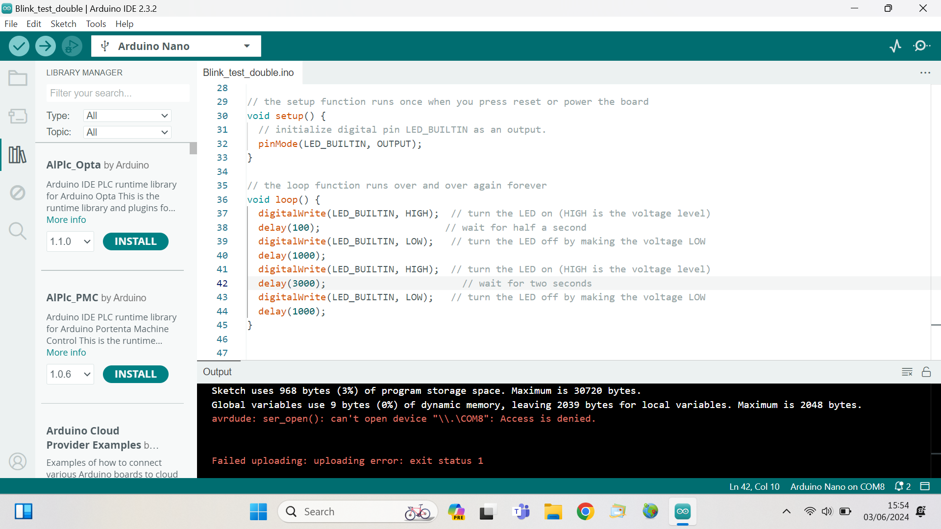 Problem Uploading to Nano - Uploading - Arduino Forum
