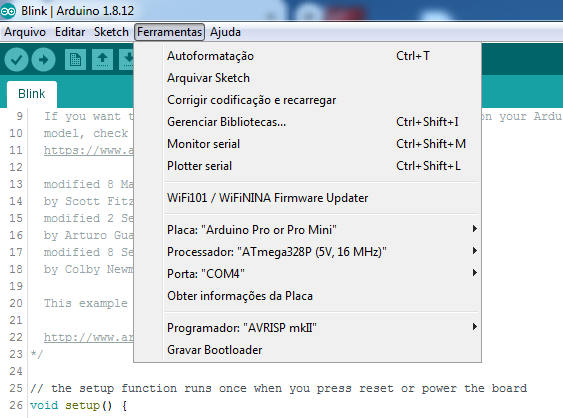 Problemas ao conectar Arduino Pro Mini com a IDE - Português - Arduino Forum