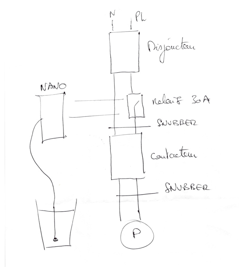 Commande pompe relevage via arduino et relai - Français - Arduino Forum