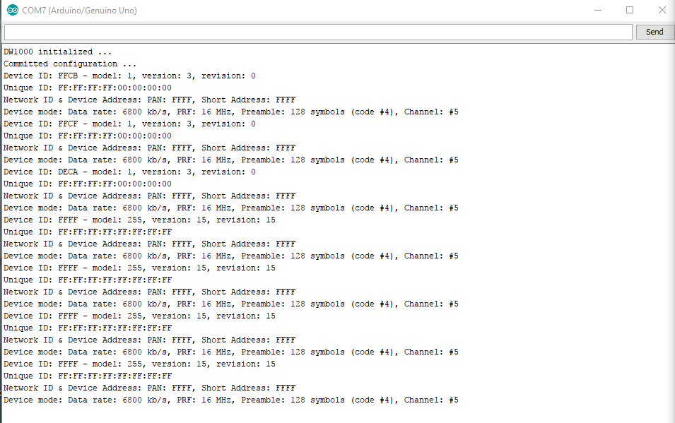 Using Arduino UNO with DWM1000 - Networking, Protocols, and Devices - Arduino Forum