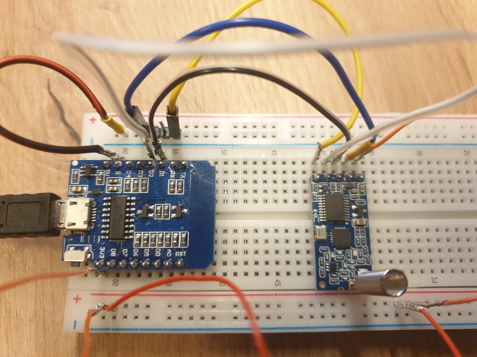 Wemos D1 mini - HC-12 Mhz Module - Networking, Protocols, and Devices - Arduino Forum