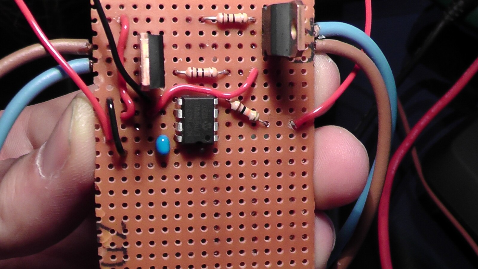 PWM control of two 150W devices depending on temperature, where to ...