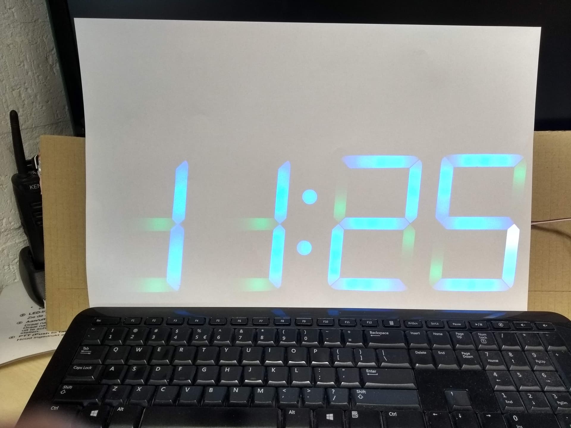 7 segment clock - ledstrip - wemos d1 mini - General Guidance - Arduino ...