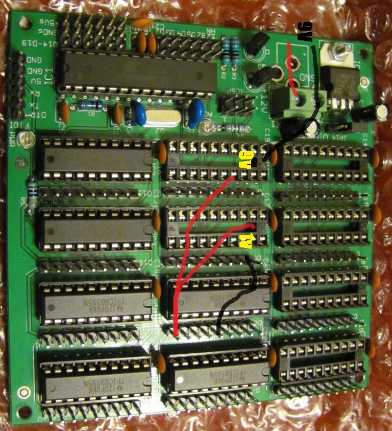 Low voltage between VSupply and Drain on tpic6b595 - LEDs and ...