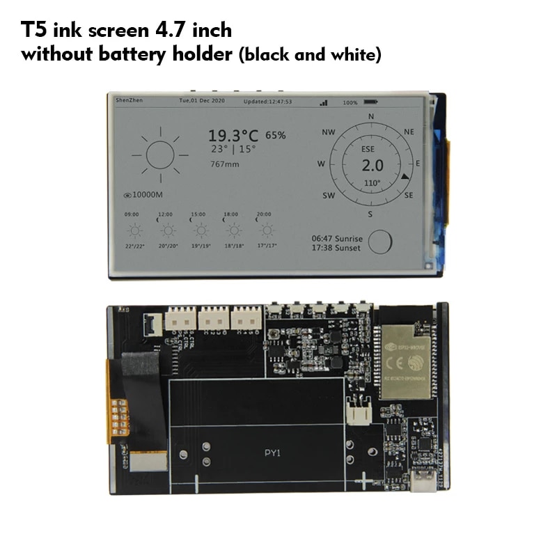 LILYGO T5 4.7" ePaper - Le bar - Arduino Forum