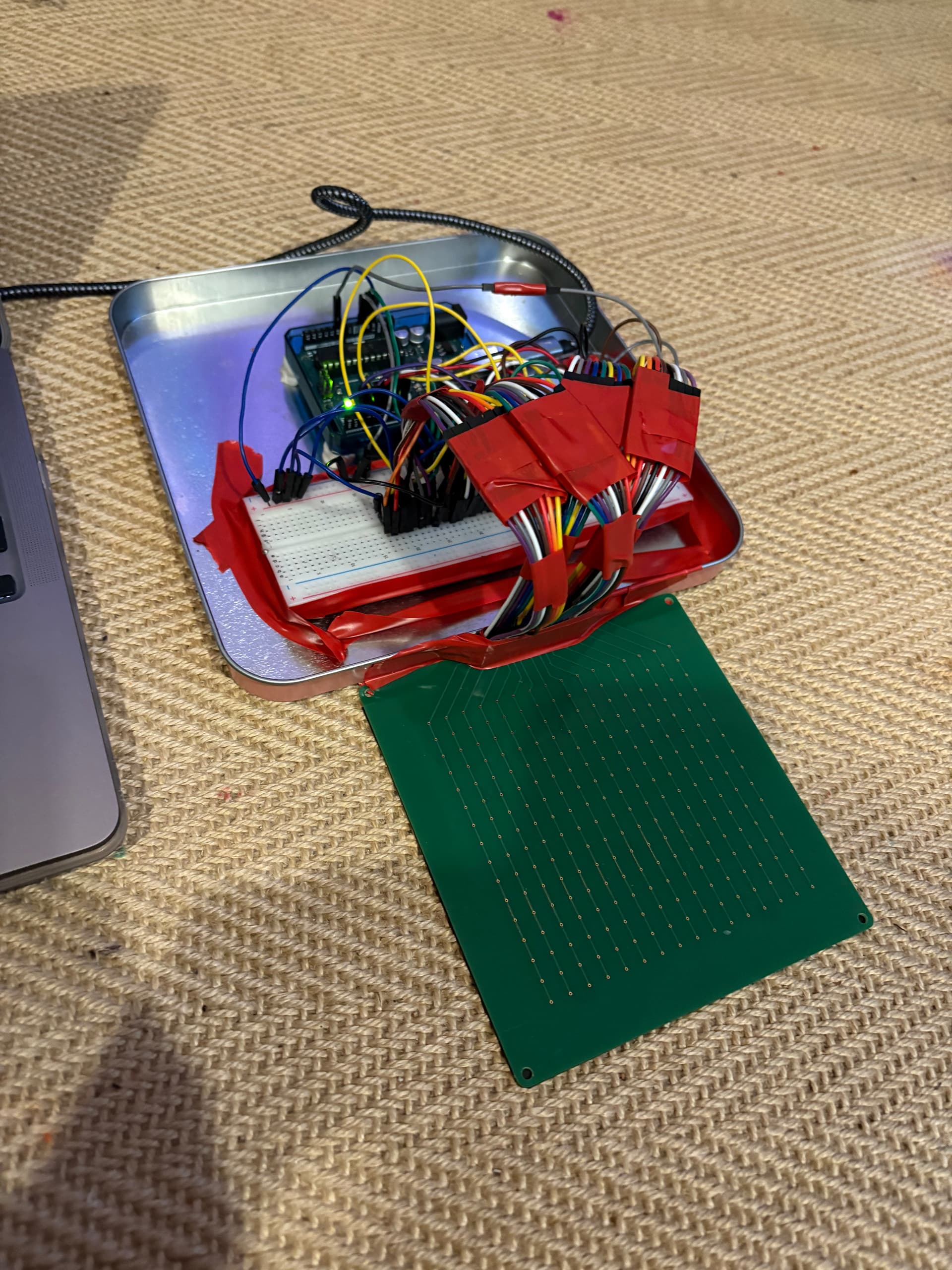 Help adjusting the code for ThruMatrix FSR Array 10x16 to a ShuntMatrix FSR Array 16 x16 ...