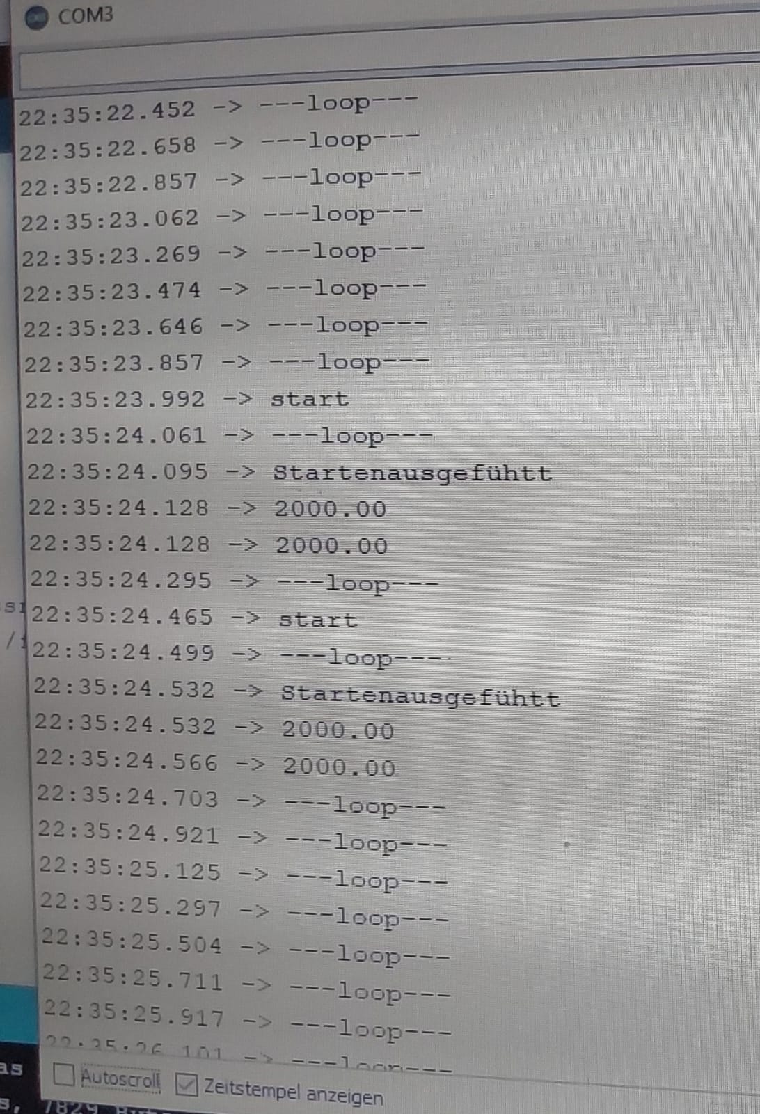 Probleme beim durchlaufen einer if Anweisung im loop Teil - Deutsch - Arduino Forum