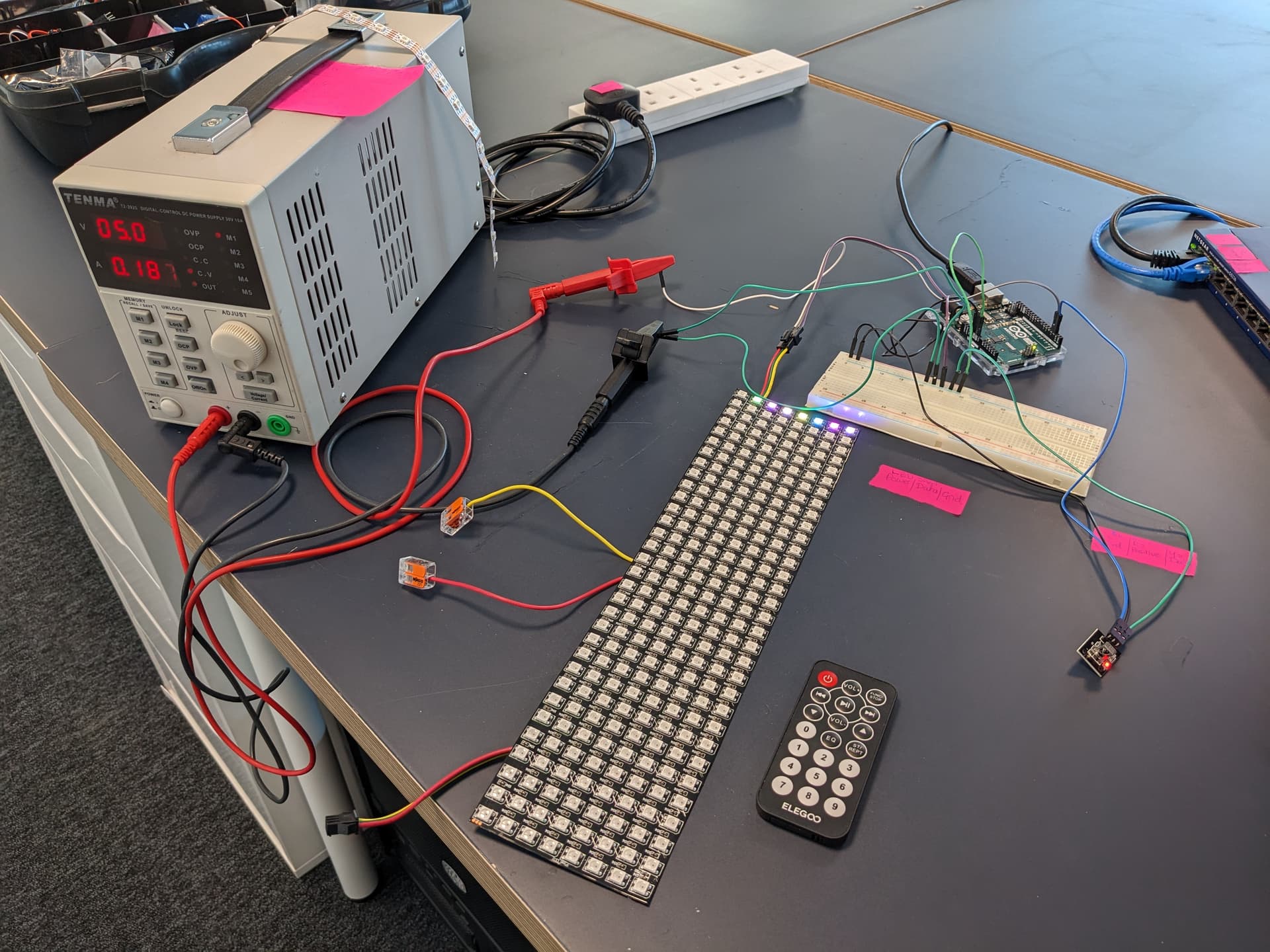 Scaling Up Neopixels And Infrared General Guidance Arduino Forum
