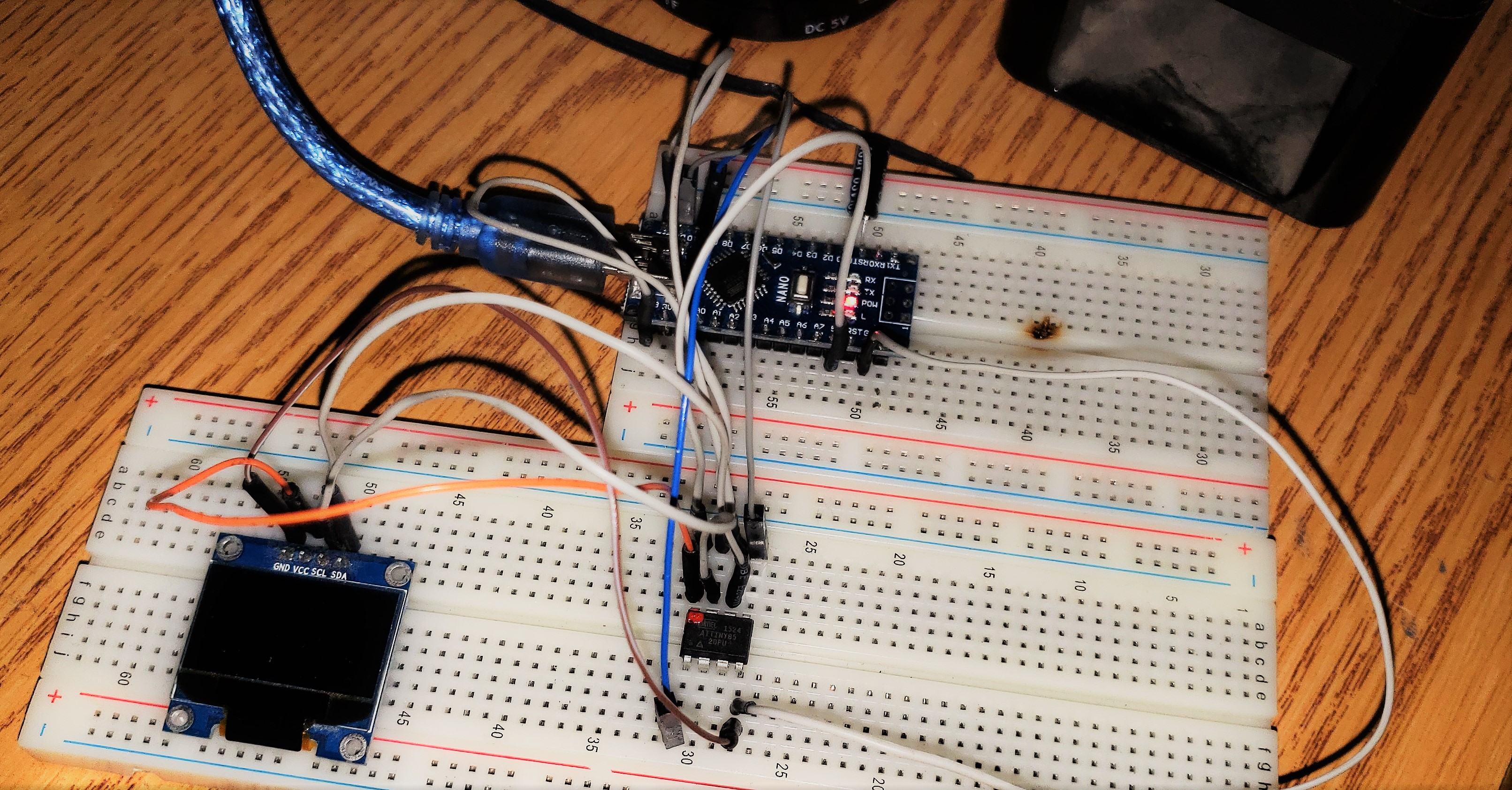How to use an SSD1603 (oled 0.96'') with Attiny85 - Page 2 - Displays ...