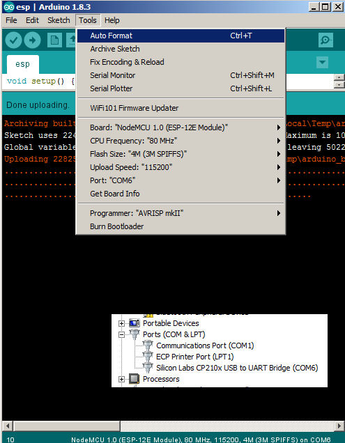 Solved Cant Upload My Code On My Esp8266 Networking Protocols And Devices Arduino Forum