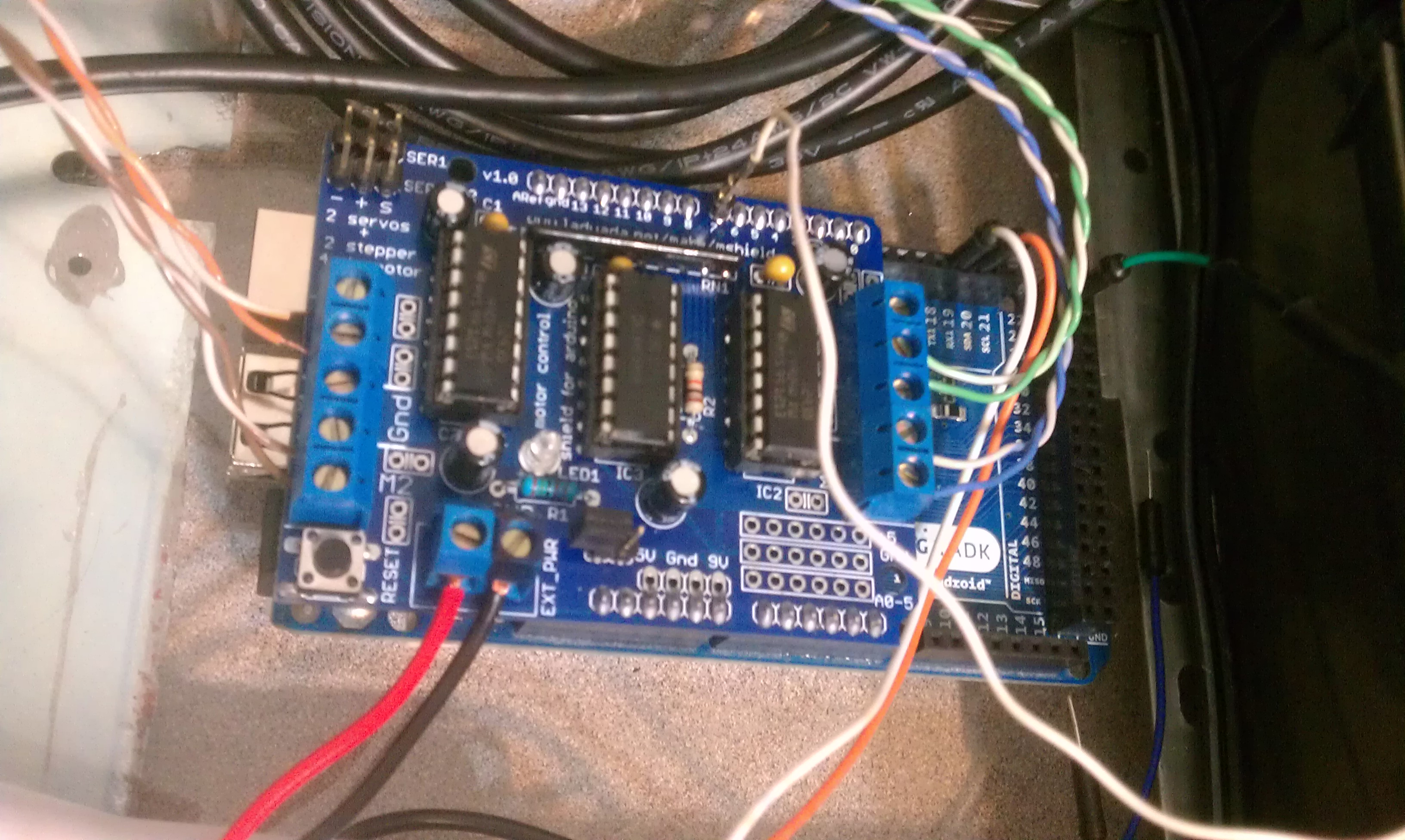 Adafruit motor controller & Arduino Mega ADK w/USB - reroute pin 7 in ...