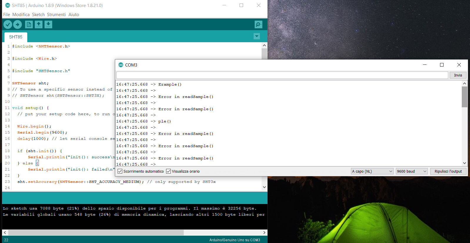 Sht85 assemblage - Networking, Protocols, and Devices - Arduino Forum