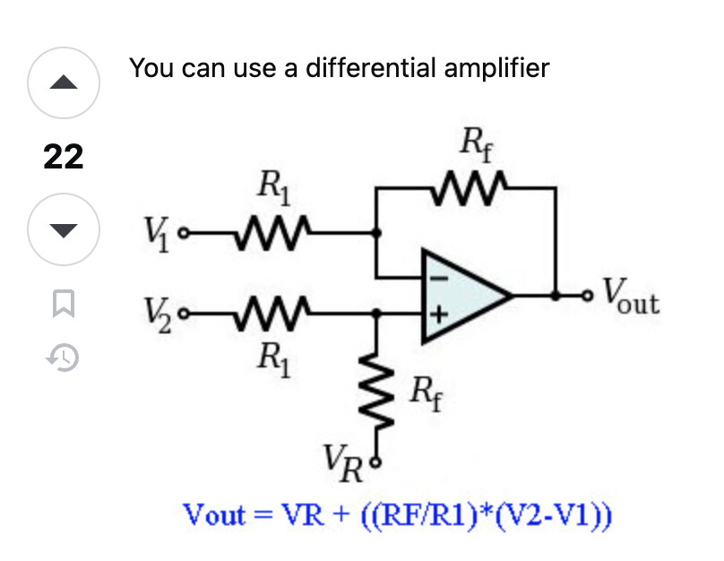 How to convert a differential analog signal (-4/+4V) to single ended analog input at Arduino (0 ...