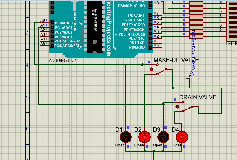 Level Gauge using led bar graph - LEDs and Multiplexing - Arduino Forum